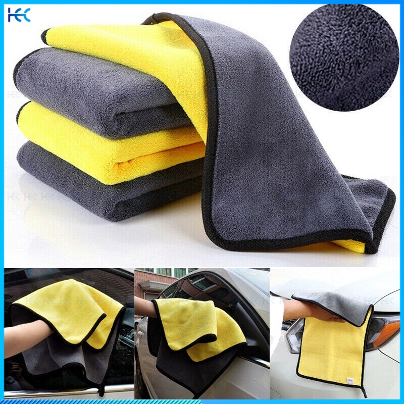 30x30cm Car Wash Microfiber Towel Car Cleaning Drying Cloth | Shopee ...