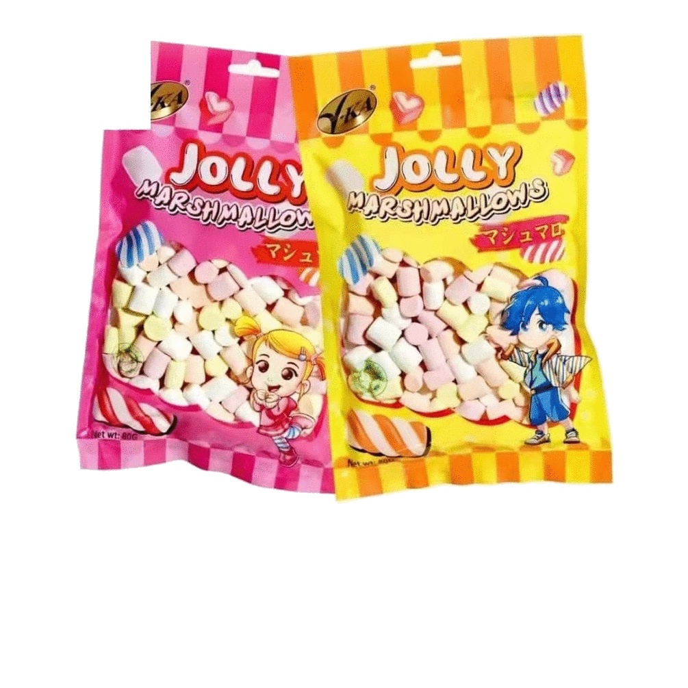 (HALAL) Jolly Marshmallow 80gm - (Flowers/Twist/SweetHeart/Mini ...