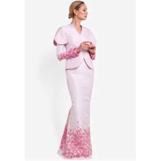 Rizalman Kurung Set 3D Embellishments Rizalman Kaftan Jubah | Shopee ...