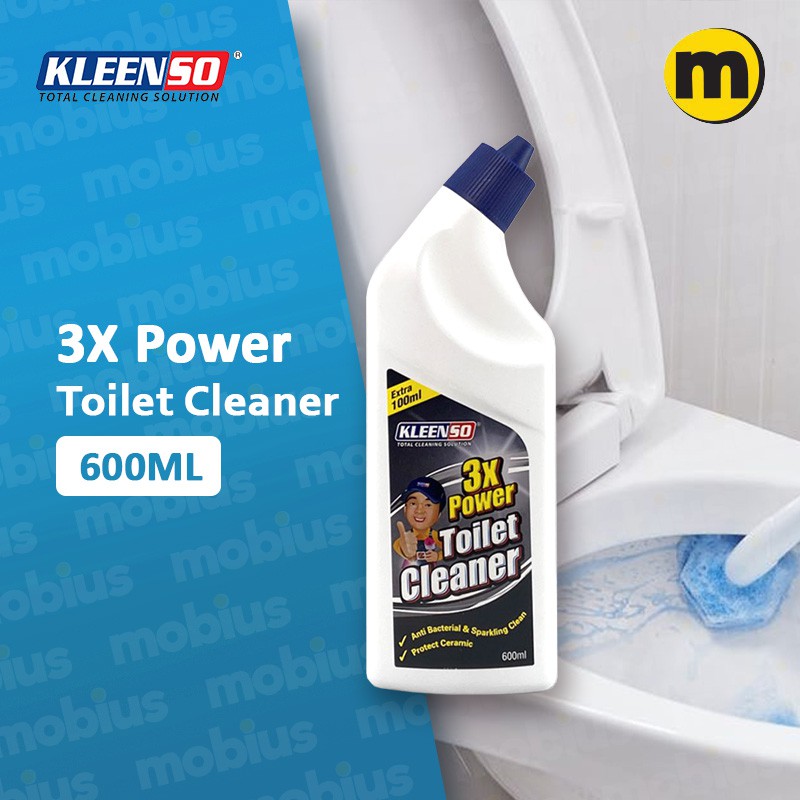 Kleenso 3X Power Toilet Bowl Cleaner 600ML Protect Ceramic Anti ...