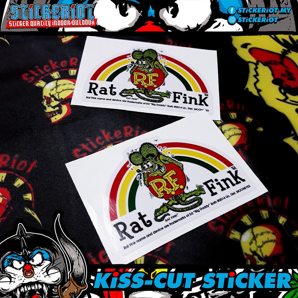 RATFINK BIG DADDY STICKER (1pc) | Shopee Malaysia