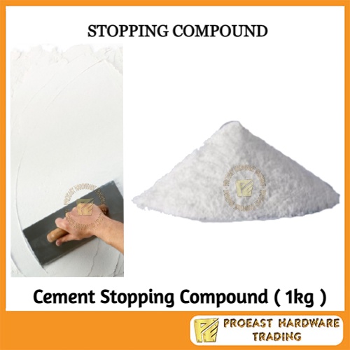 Cement Stopping Compound / Simen Plaster Ceiling / Cement Plaster (1KG ...