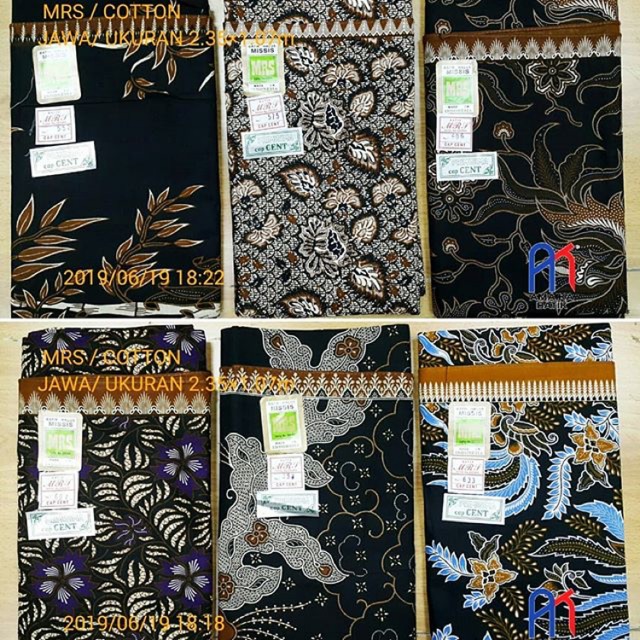 Batik Lepas Indonesia Batik Halus Jawa Batik MRS Indonesia Extra Lebar ...