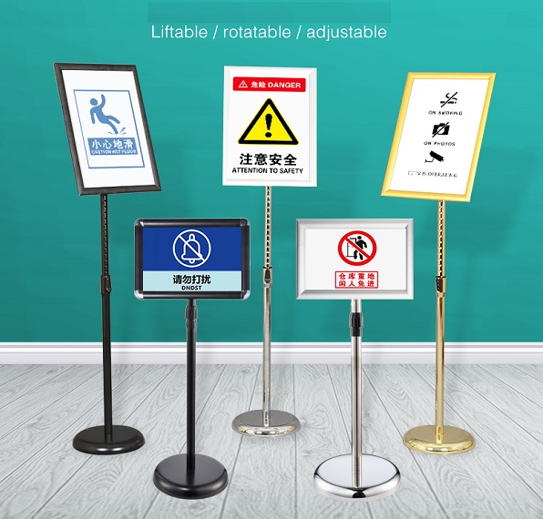 Sign Board Stand, Display Sign Board Stand, Coated Stainless Steel ...
