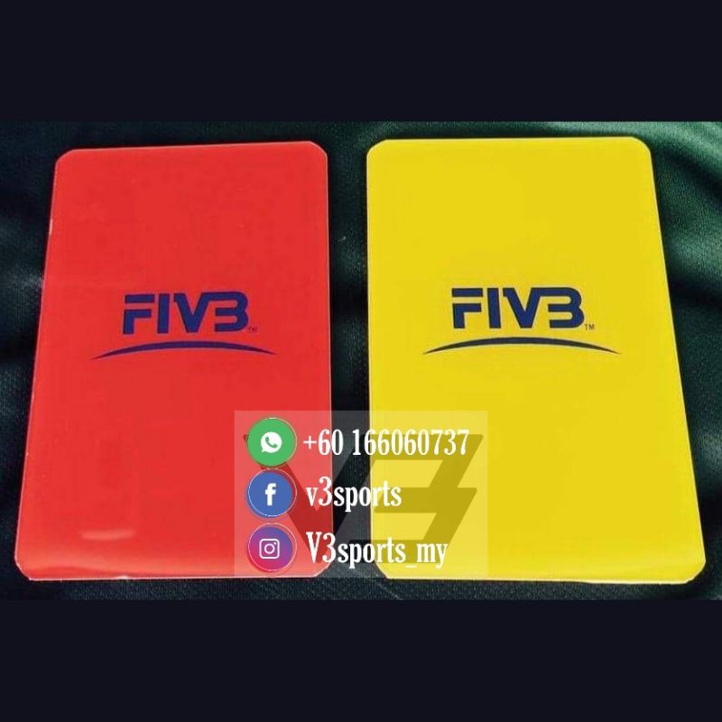 Referee Sanction Cards Volleyball | Shopee Malaysia