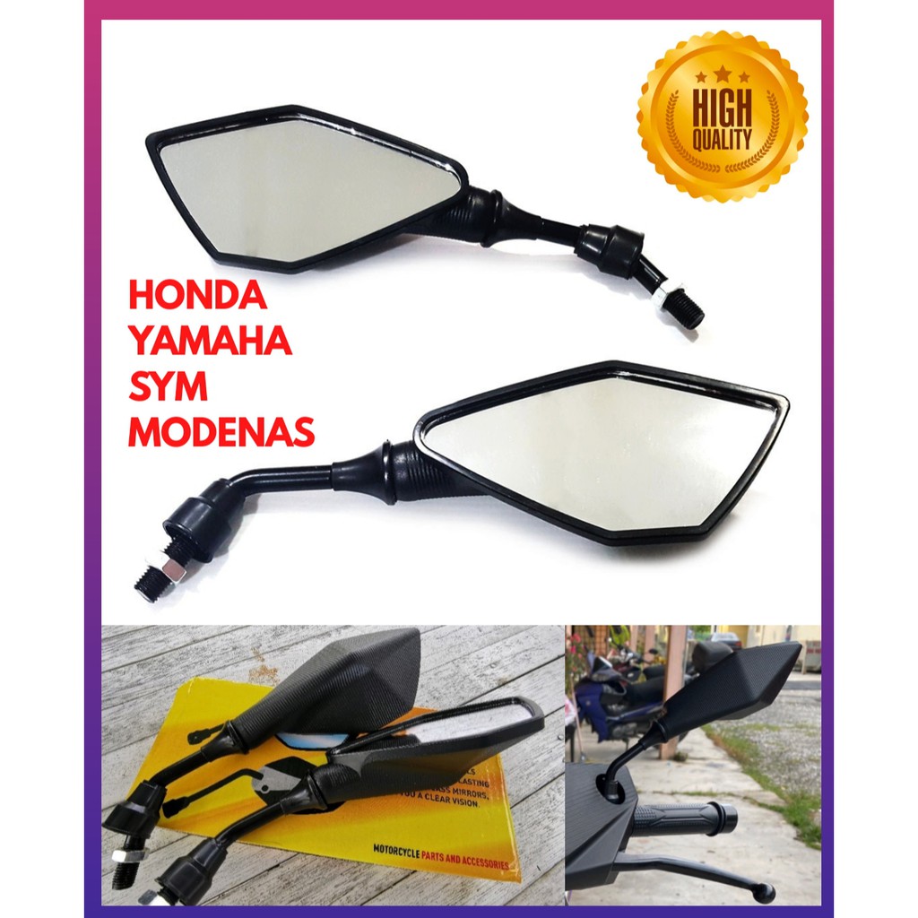 Quality Side Mirror for Yamaha Honda SYM Modenas RS150R RS150 LC 135 ...