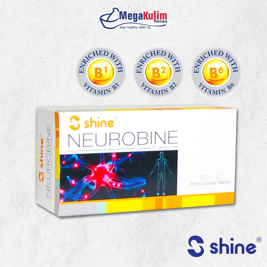 Shine Neurobine (10 X 10 Film Coated Tablet) | Shopee Malaysia