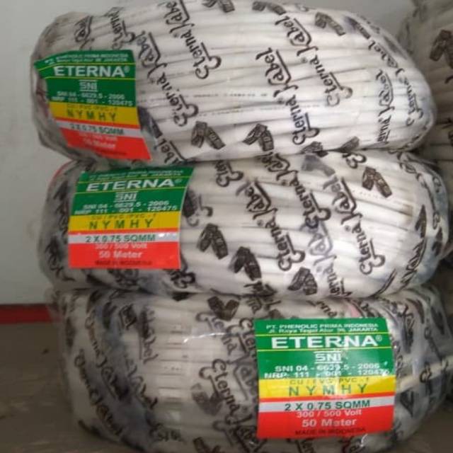 Nymhyo fiber eterna cable 2x0.75 per roll | Shopee Malaysia
