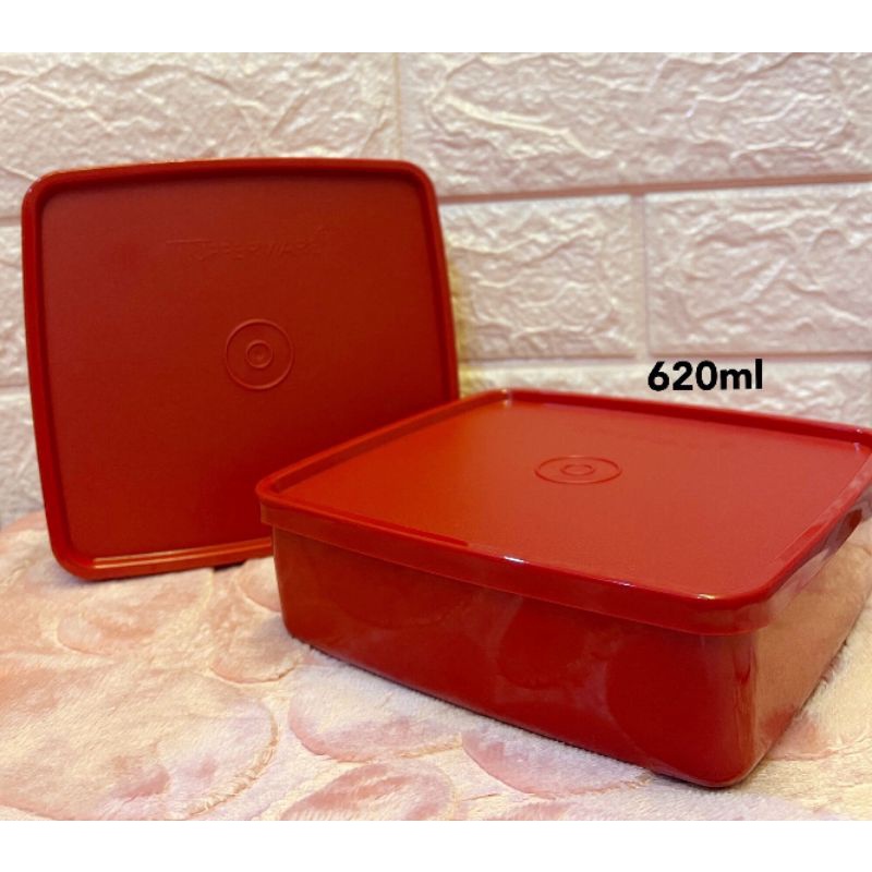 Tupperware Large Square Away (2pcs) 620ml | Shopee Malaysia