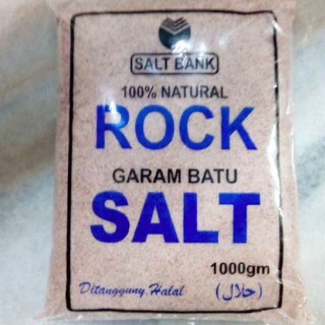 Garam bukit ( untuk masakan & perubatan ) | Shopee Malaysia