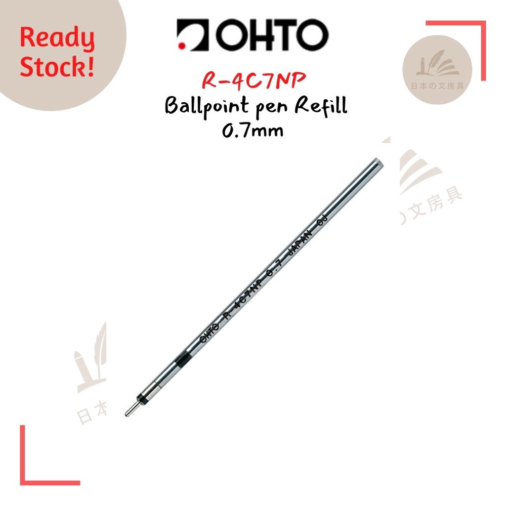 Ohto D1 - R-4C7NP / R-4C5NPNeedle-Point Ballpoint Pen Refill - 0.7 mm ...