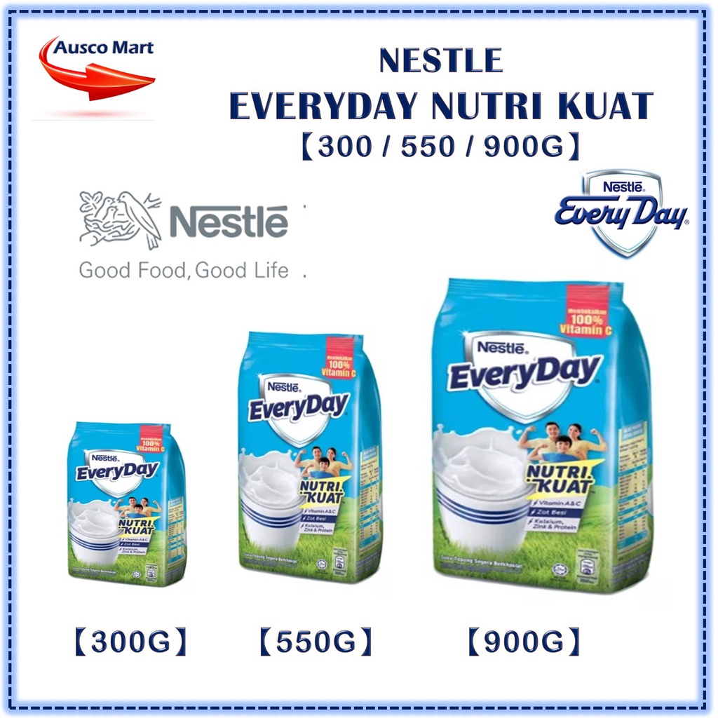NESTLE EVERYDAY MILK POWDER 300G/500G/800G | Shopee Malaysia