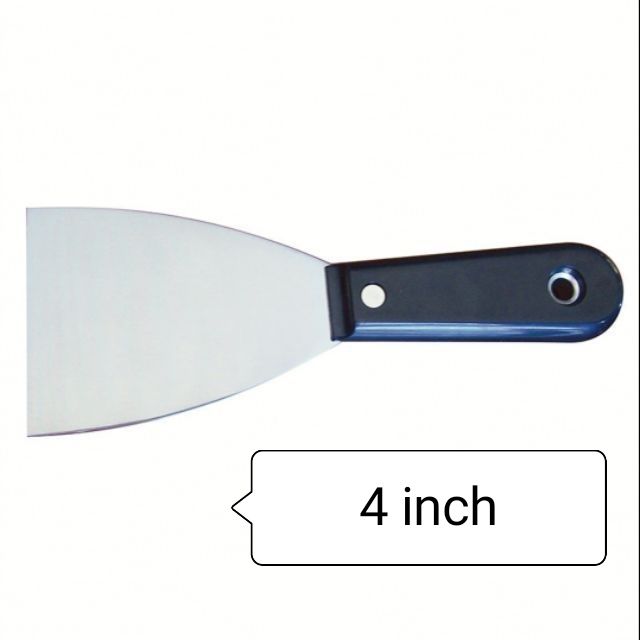4" Stainless steel scraper with pvc handle (burger flipper) | Shopee ...