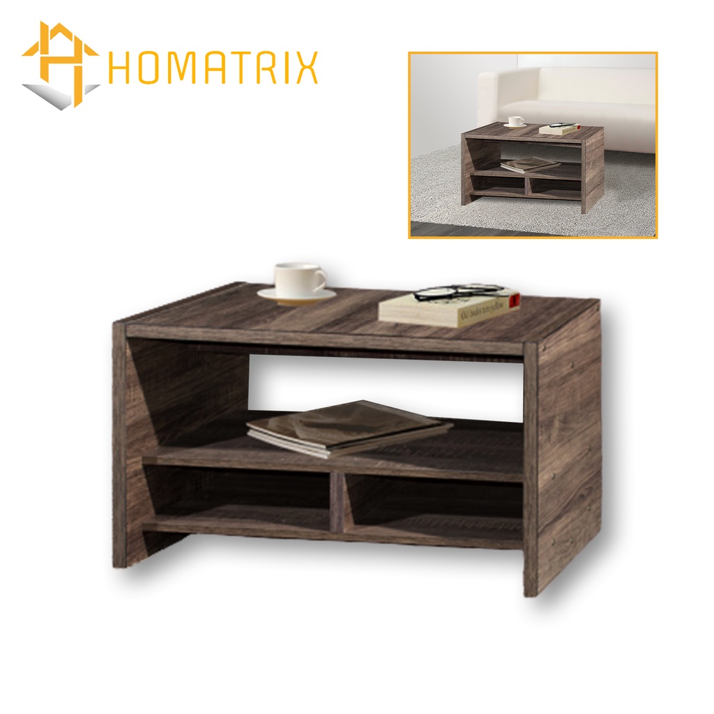 HOMATRIX Living Room Coffee Table Open Storage (2.5ft) CT06 | Shopee ...