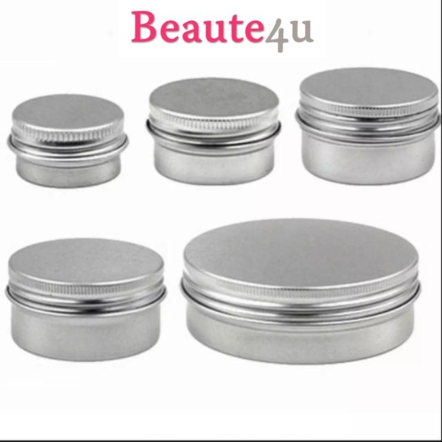 Beaute4u Empty 10g 15g 20g 30g 50g 60g 80g 100g 150g 250g Aluminium Cosmetic Cream Container ...