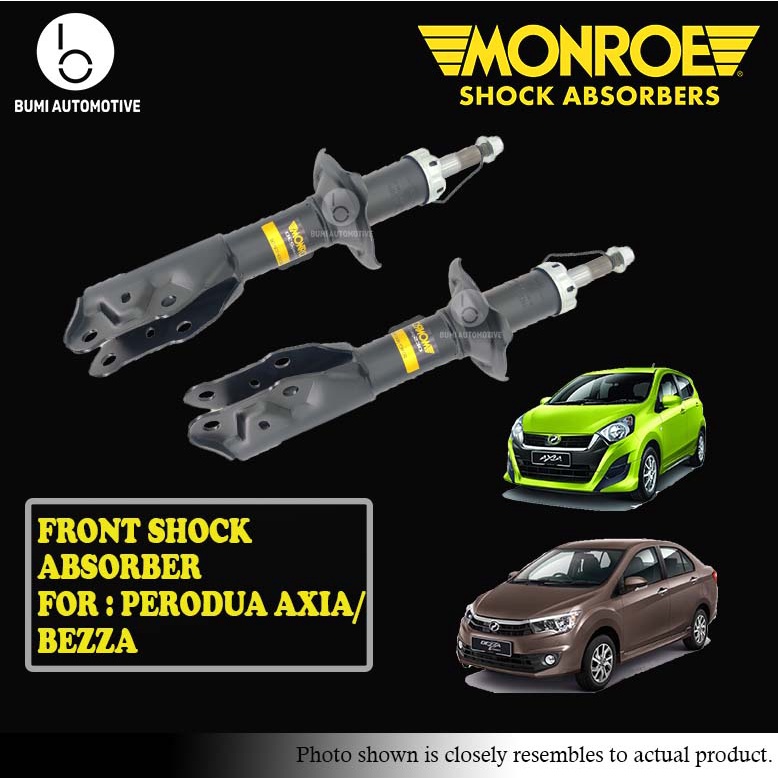 MONROE Perodua Axia Bezza Front (Depan) / Rear (Belakang) OESpectrum ...