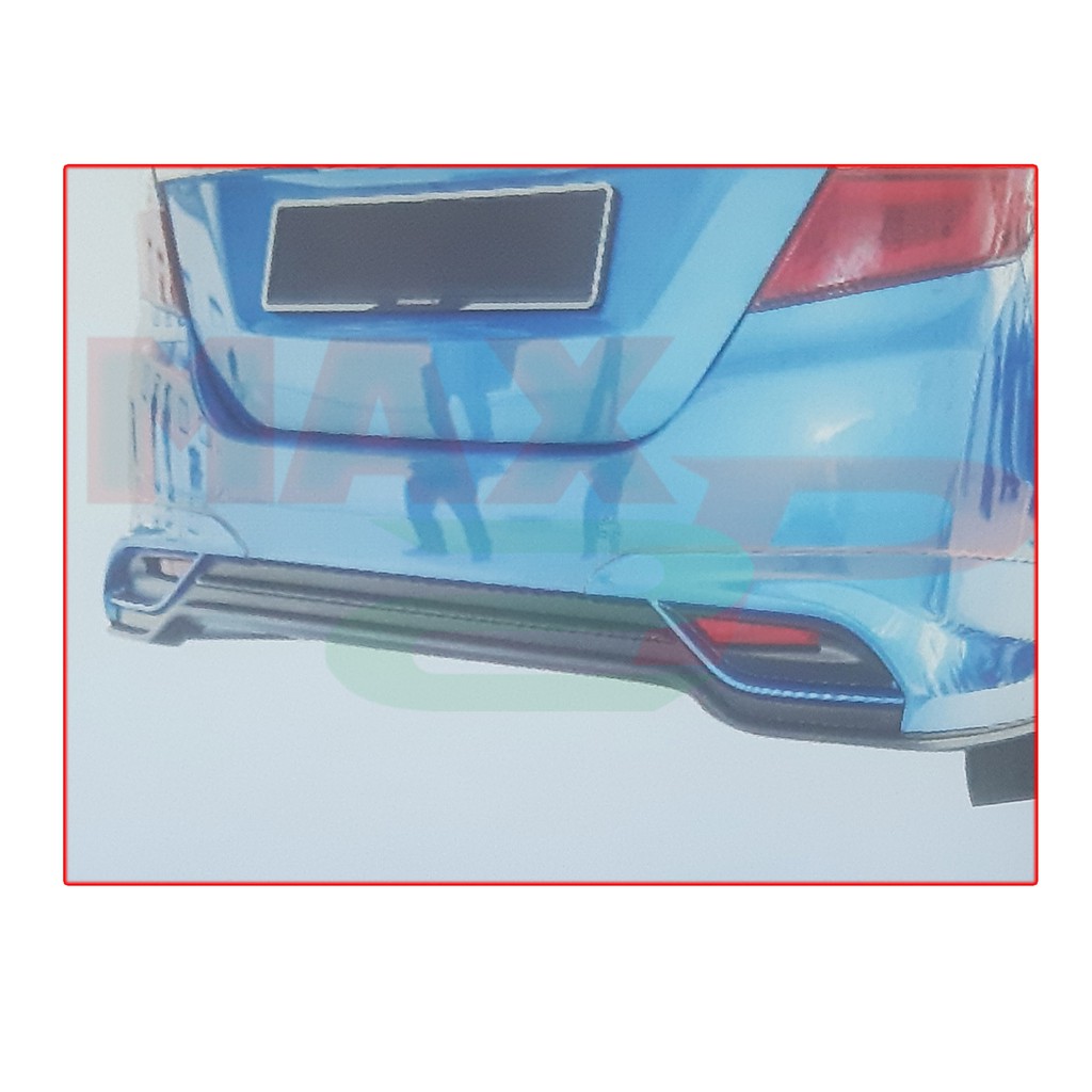 Perodua Bezza (2016) GU Style Rear Back Skirt Skirting Bumper Lower Lip ...