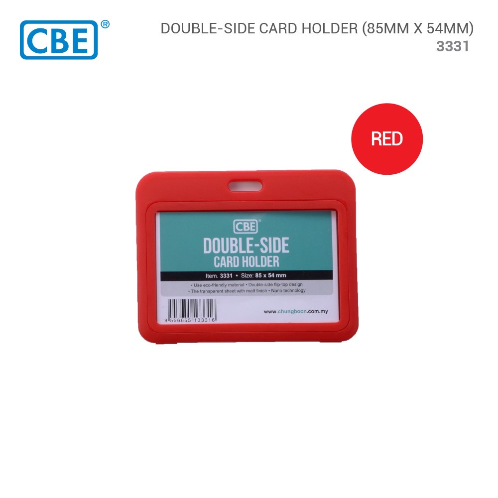 CBE ID Card Holder(Double-Side Display) / Name Tag Holder (54x85mm ...