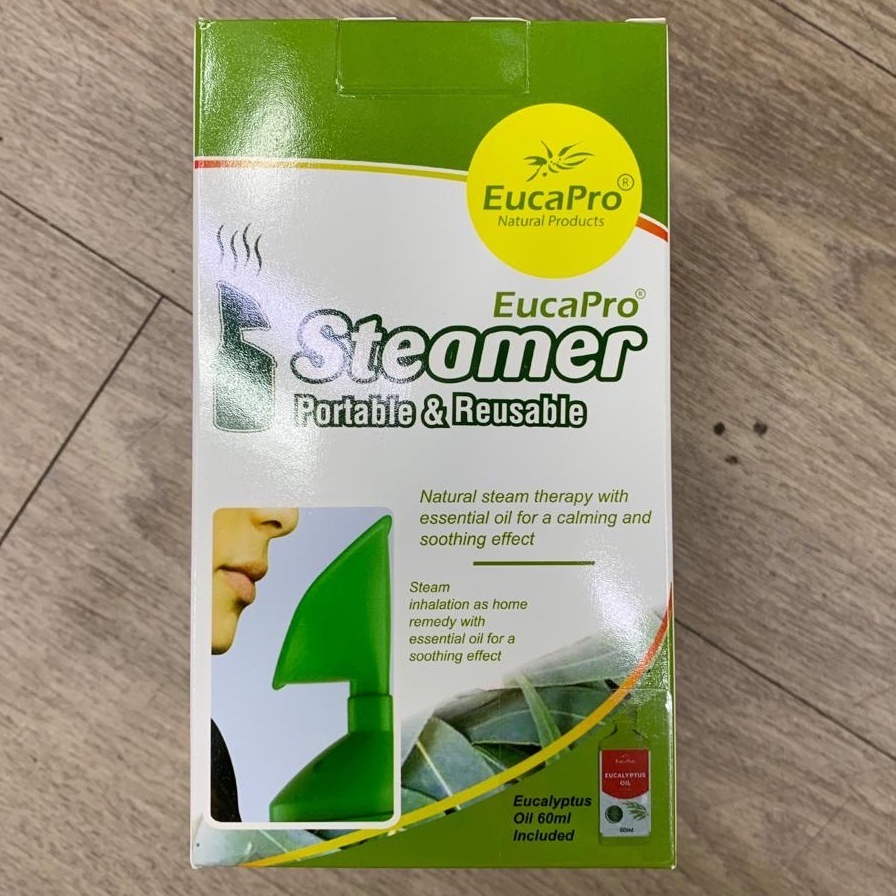 EUCAPRO EUCALYPTUS OIL 60ML+STEAM INHALER CASING (vapour steam inhaler ...