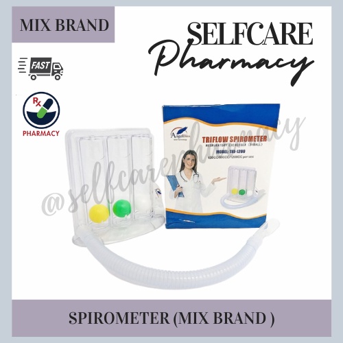 (1'S) LUNG EXERCISER TRIFLOW SPIROMETRY/ SPIROMETER/ ALAT SENAMAN PARU-PARU (ANGELBISS/HOMECARE ...