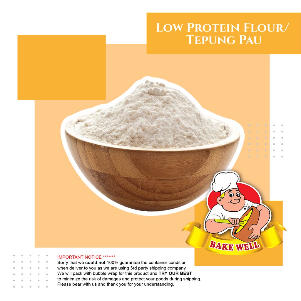 Low Protein Flour / Tepung Pau 1Kg | Shopee Malaysia