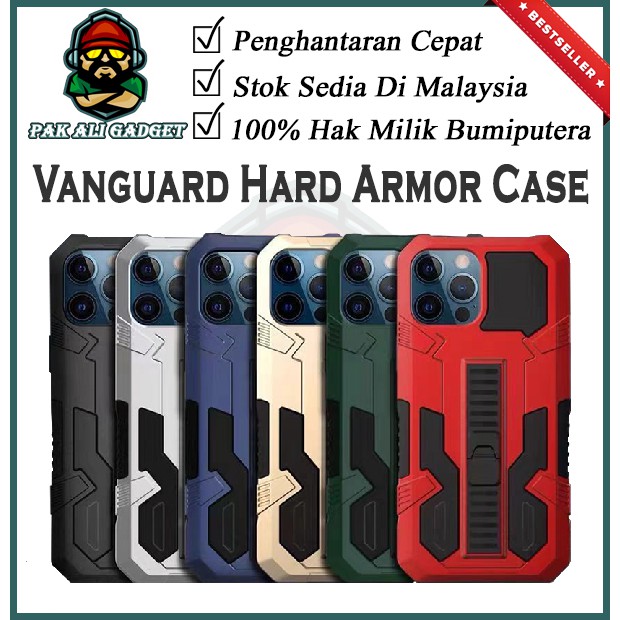Vivo V25/V25E/V23/V23E/V17/ V21/ V20SE/ V20/ S1 Pro Knight Stand Armor Hard Case Vanguard Casing ...