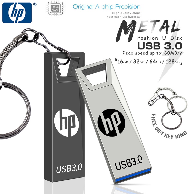 High Speed HP USB 3.0 Metal Flash Drive 16GB 32GB 64GB 128GB 256GB ...