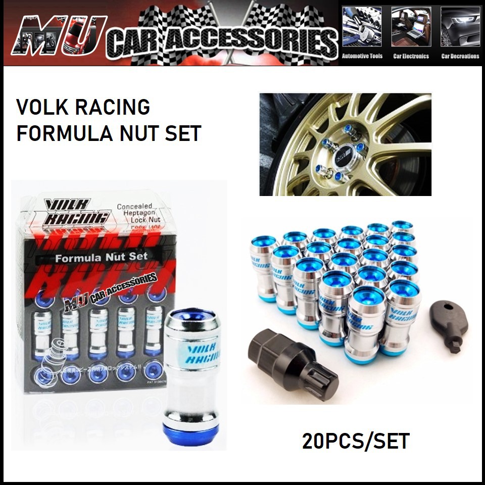 RAYS Volk Racing Formula Lock Nut Set Anti Theft Wheel Lug Nuts 20pcs ...