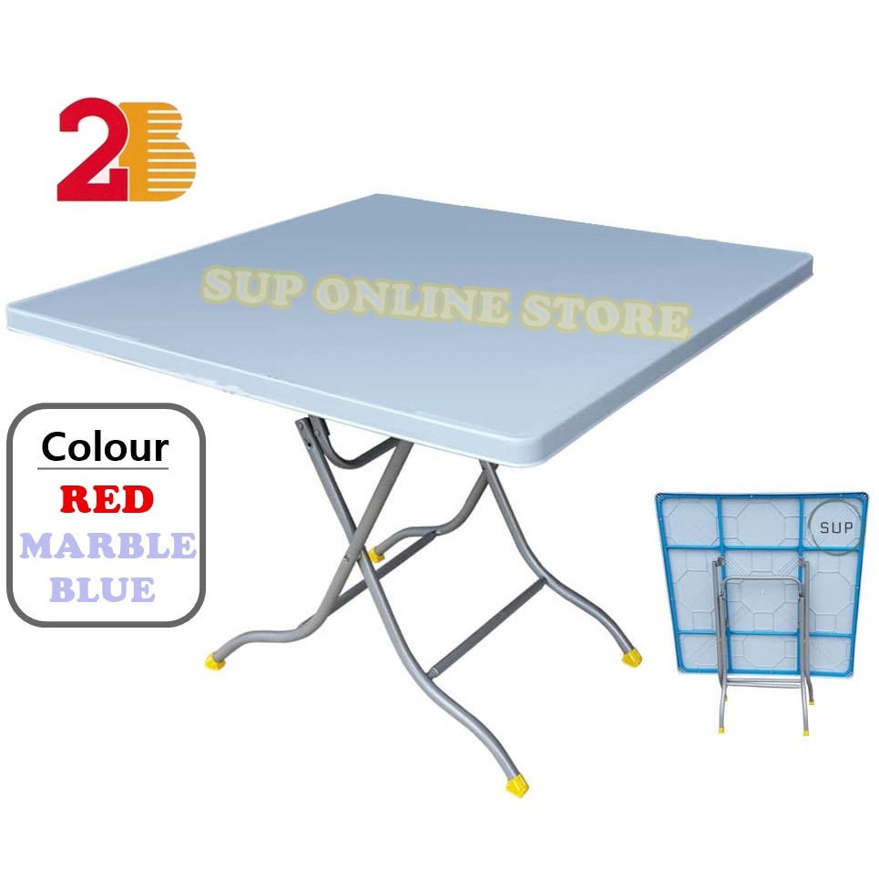 2B Plastic Square Folding Table 3x3 / Study Table / Restaurant ...