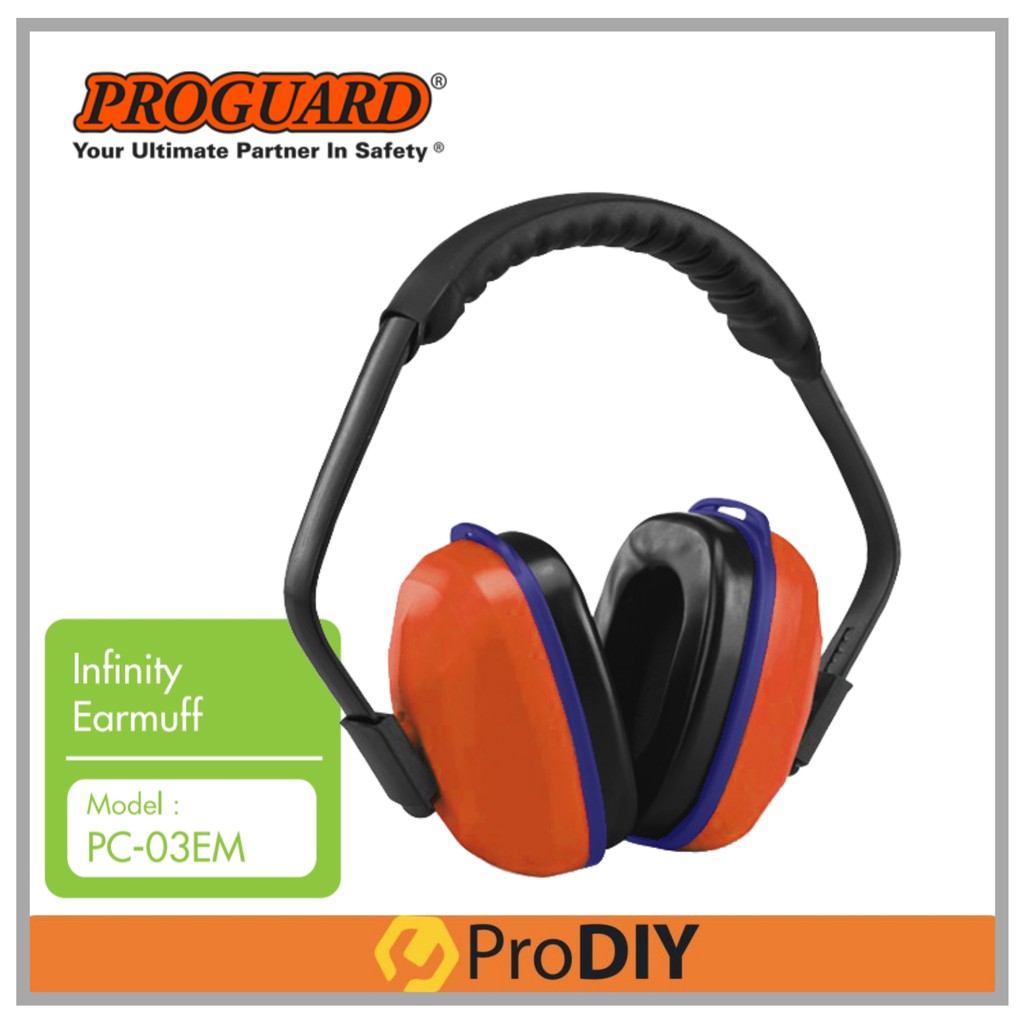 PROGUARD PC03EM INFINITY EAR MUFF Ear Protection Ear Cover Ear Guard ...
