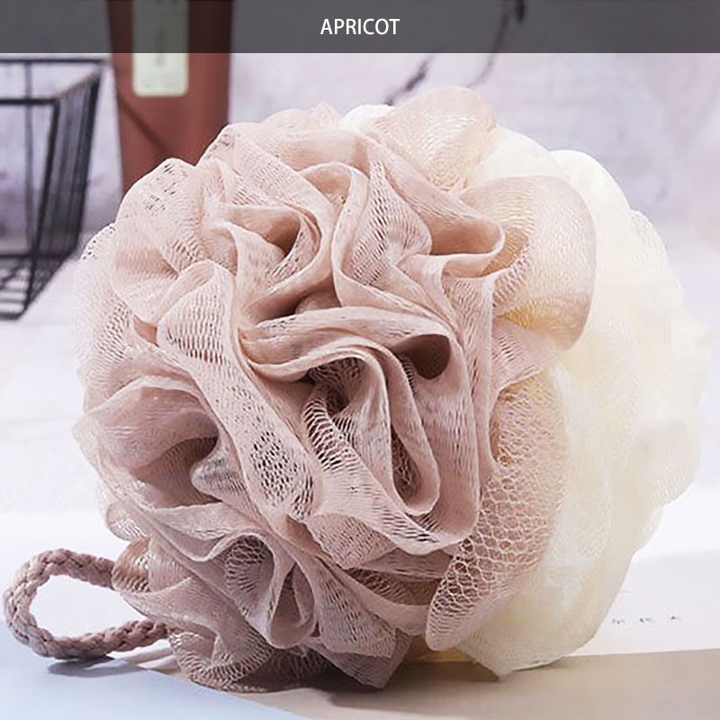𝗗𝗘𝗘𝗣 𝗖𝗟𝗘𝗔𝗡𝗦𝗜𝗡𝗚 》Bath Mesh Pouf Shower Ball Body Exfoliate Loofahs ...