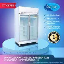 SNOW UPRIGHT FREEZER SNOW 2 DOOR DISPLAY UPRIGHT FREEZER (LY1000BBF ...