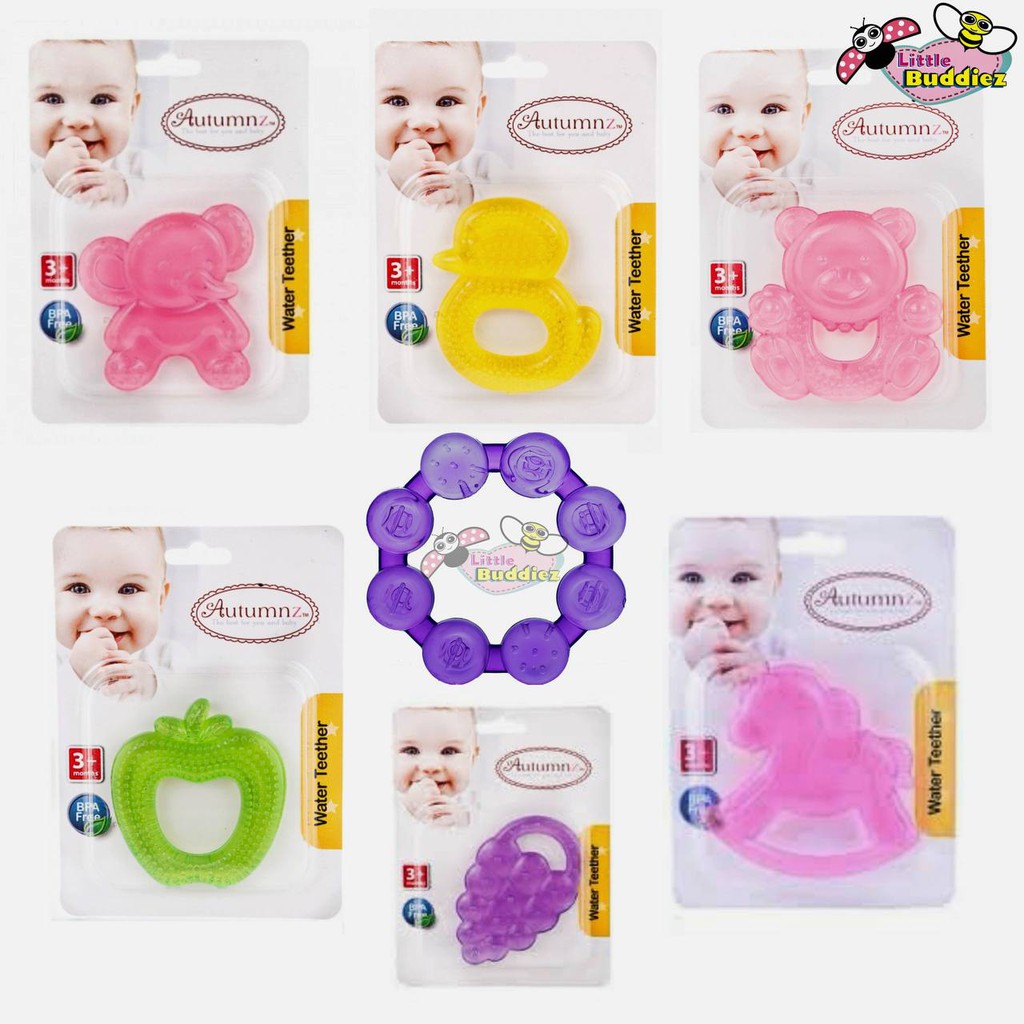 AUTUMNZ BPA FREE! Baby Water Teether Getah Gigit Baby Teether Bayi Cute ...