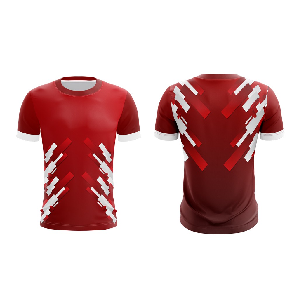 ViQ Sport Baju Jersey Custom Name (0007) - Badminton Jersey / Football ...