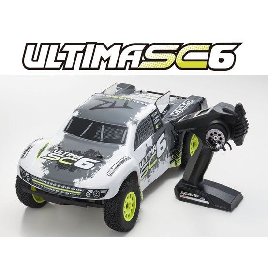 Kyosho 30859 1/10 Scale EP ULTIMA SC6 2WD SC Truck Readyset RTR ...