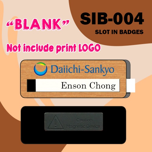 EXECUTIVE REUSABLE NAME BADGES (Wholesale) NAME TAGS / SLOT IN BADGES ...