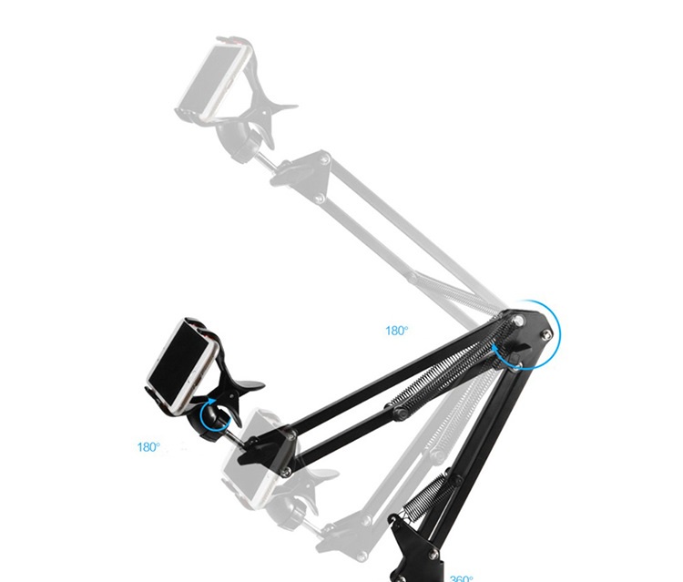 New Adjustable Desk Bed Metal Stand For Tablet Smartphone Stand iPad ...