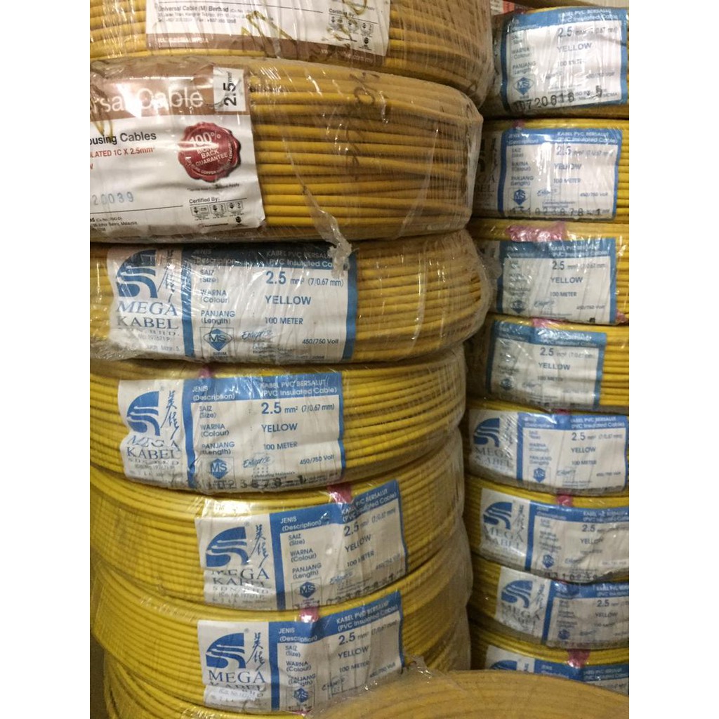 MEGA Cable, Universal Cable, Olympic Cable 1.25mm,2.5mm,4mm,6mm ...