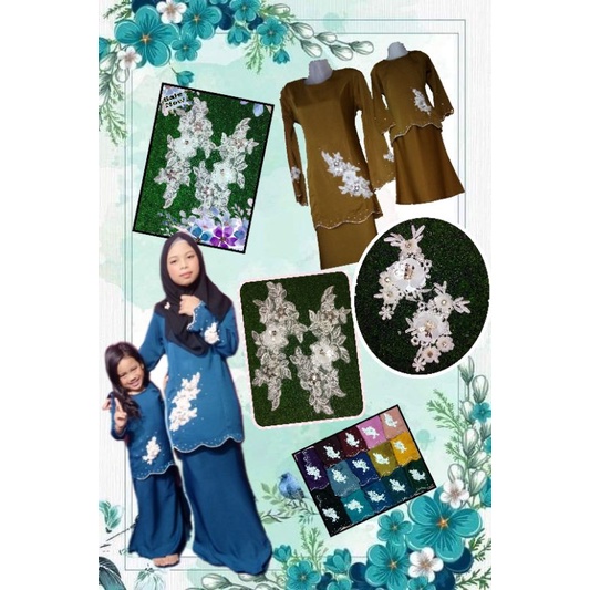 💮 Lace Bunga Sulam Tampal / Lace Bunga Kerawang 💮 | Shopee Malaysia