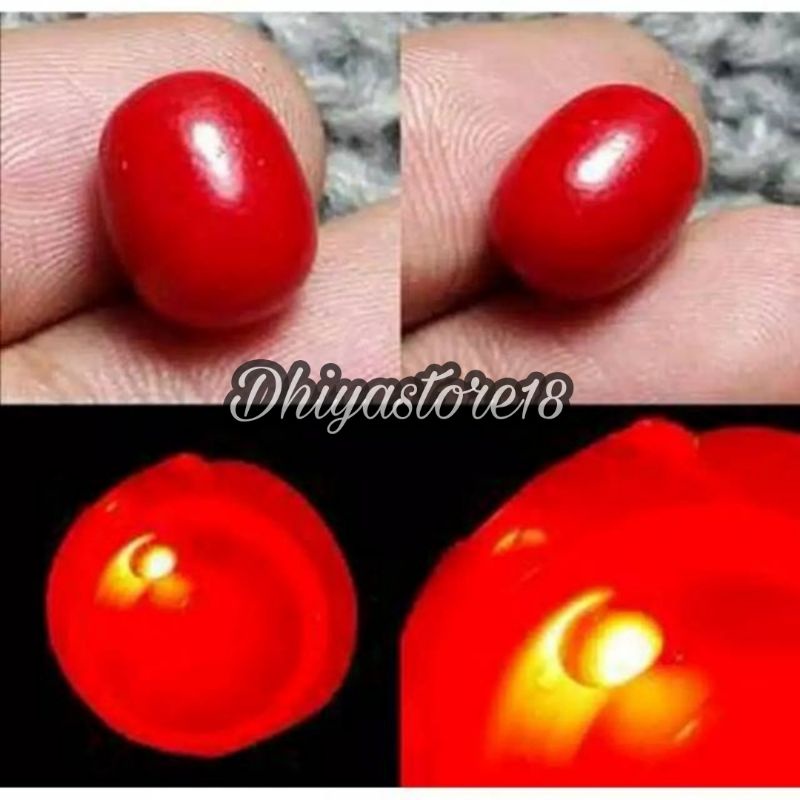 MERAH Soekarno Pomegranate Red Viral Gemstone Glows In The Water ...
