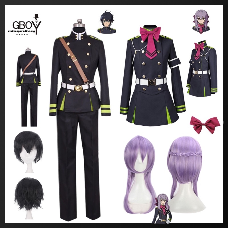 Anime Seraph Of The End Owari no Seraph Yuichiro Hyakuya Cosplay ...