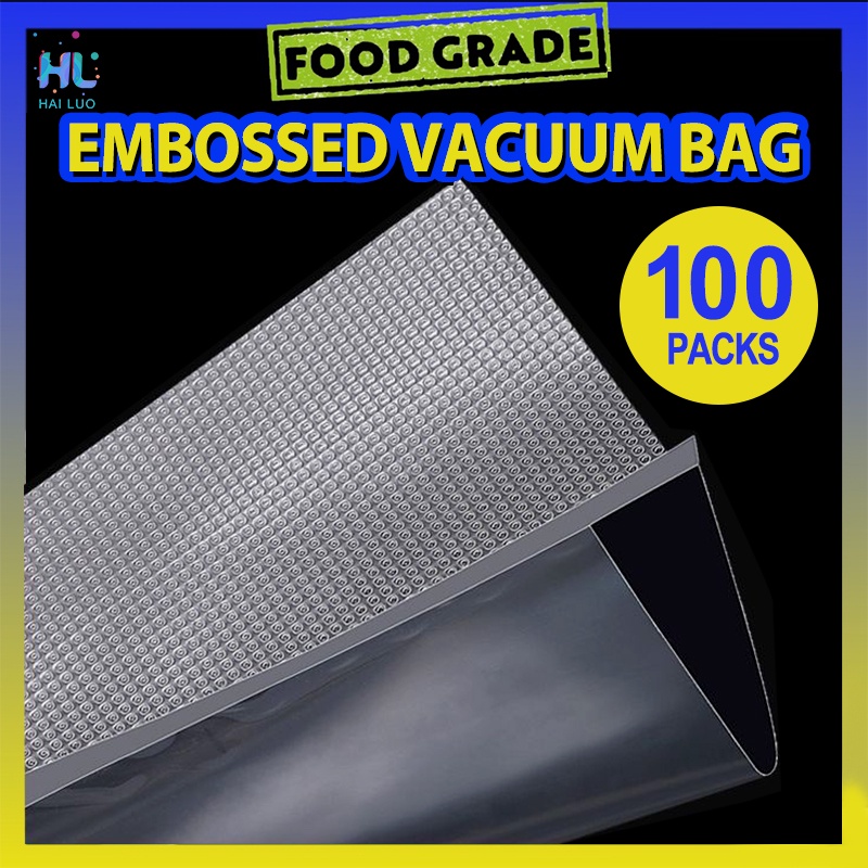 Textured Food Vacuum Packaging Bag Dot Reticulated Plastic Transparent ...