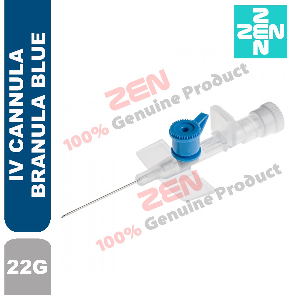 IV CANNULA BRANULA BLUE 22G | Shopee Malaysia