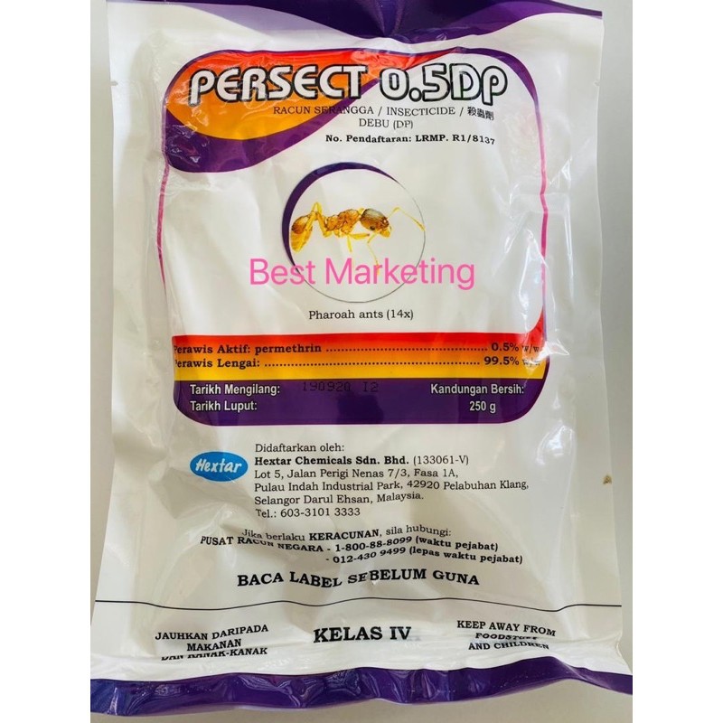 250G PERSECT 0.5 HEXTAR / semut semut | Shopee Malaysia