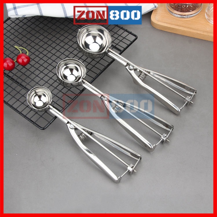 Ice Cream / Mash Potato Scoop / Stainless Steel Cookie Ball / Scooper ...