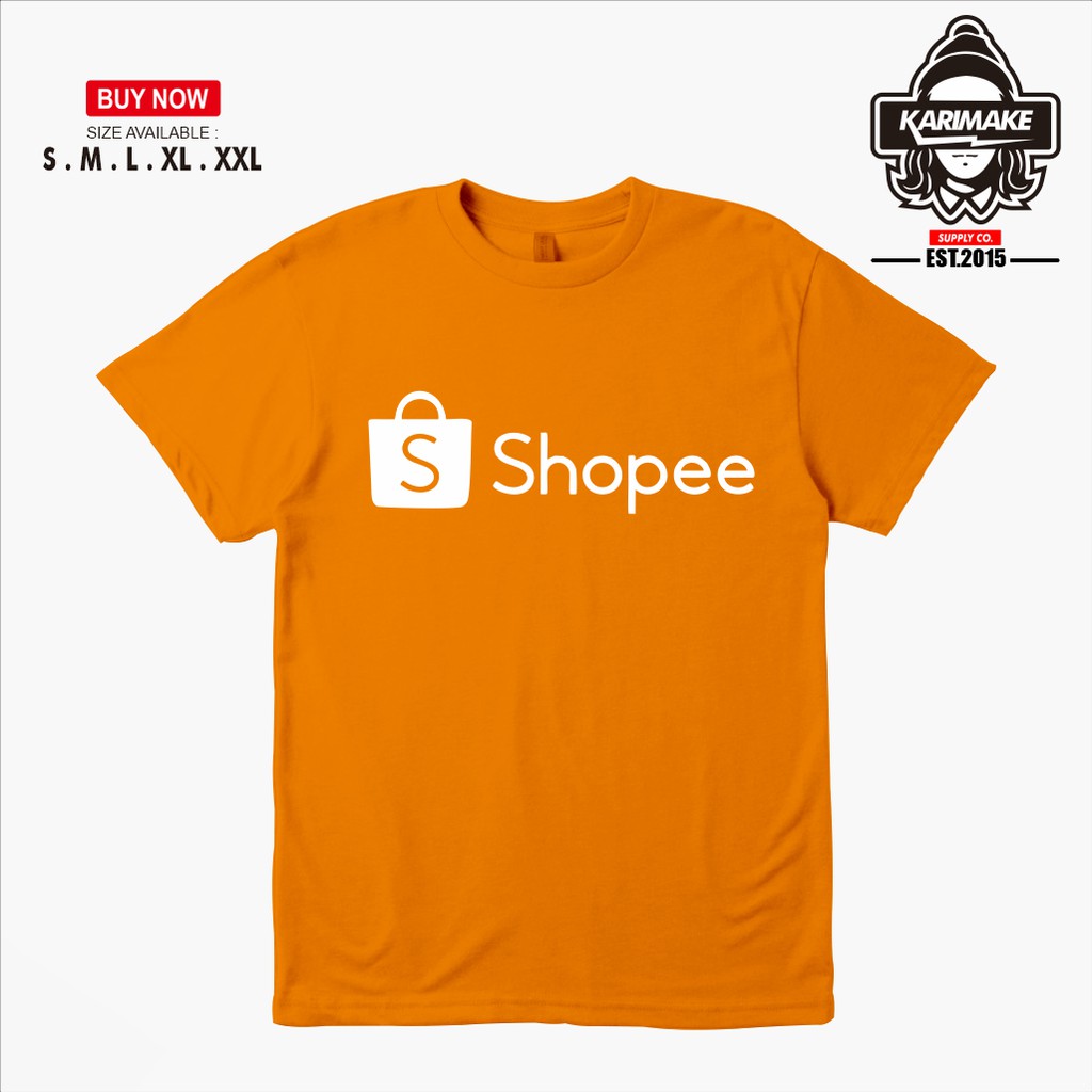 Shopee Logo T-Shirts Can Use Your Shop Name Distro T-Shirts | Shopee ...