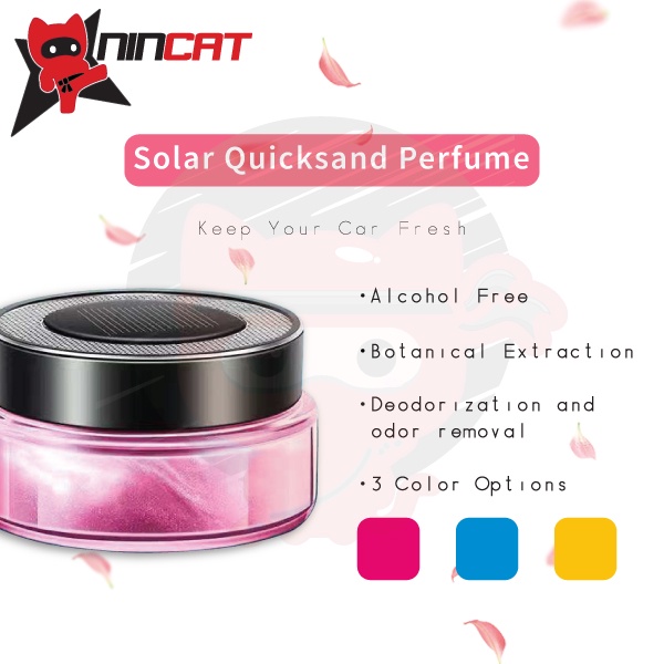 Solar Quicksand Perfume Solar Rotating Car Perfume Long Lasting ...