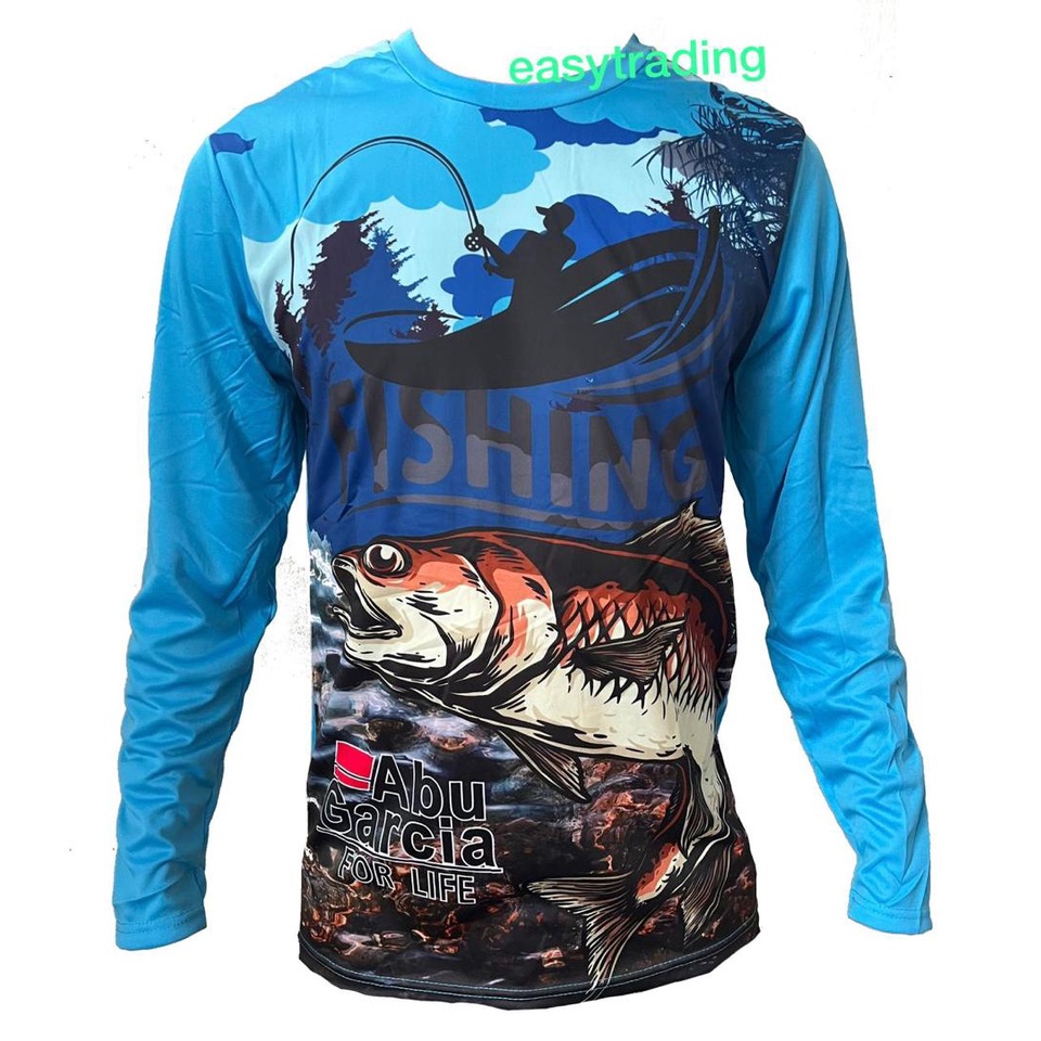 Baju pancing memancing Lengan Panjang Fishing Clothing Jersey Long ...