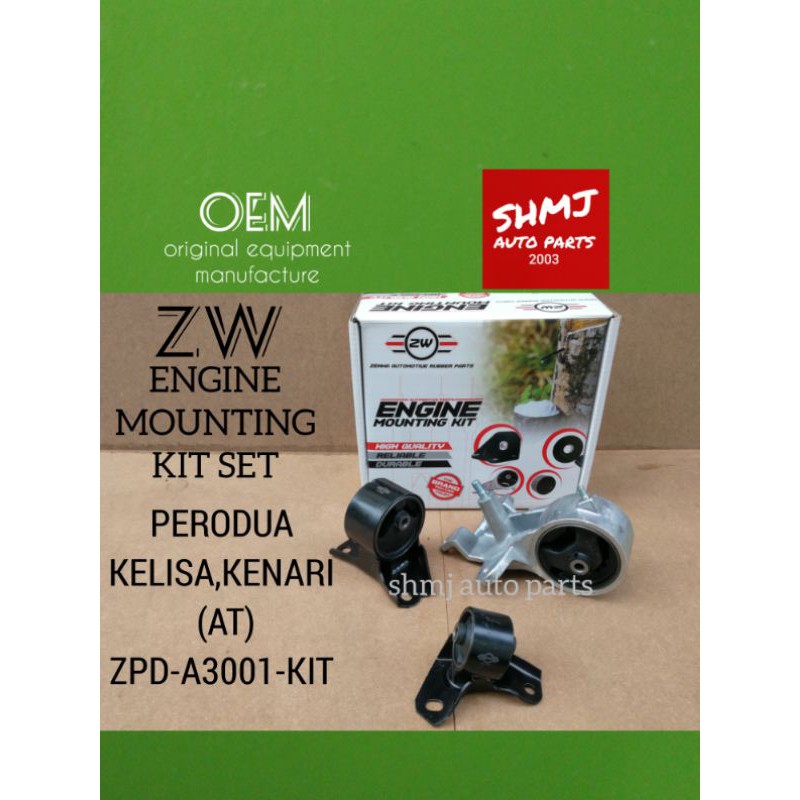 PERODUA KELISA KENARI AT/MT ENGINE MOUNTING SET | Shopee Malaysia