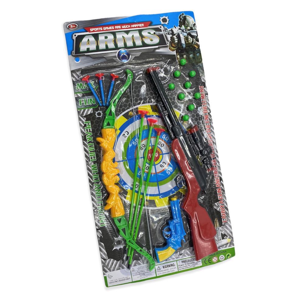 [ LOCAL READY STOCKS ] Kids Shooting Playset Kids Game Play Blaster ...
